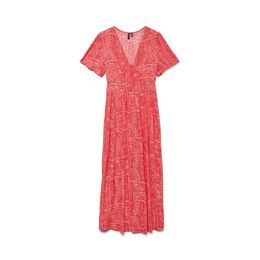 Véro Moda VERO MODA Kleid 'VMny' Damen Größe 40 himbeer / dunkelpink / weiß Winterkleid