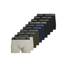 Jack & Jones JACK & JONES Boxershorts Herren Gr&ouml;&szlig;e L navy / hellgrau / dunkelgr&uuml;n / schwarz