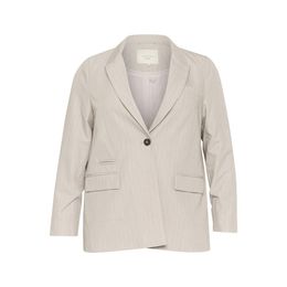 Kaffe CURVE Blazer 'Esta' Damen Gr&ouml;&szlig;e 50 beigemeliert