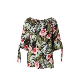 Haily's Hailys Bluse 'Lo44tty' Damen Größe L hellgrau / oliv / hellpink / schwarz