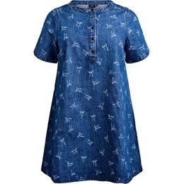 ZIZZI Kleid 'Jtami' Damen Gr&ouml;&szlig;e 62/64 blau Winterkleid