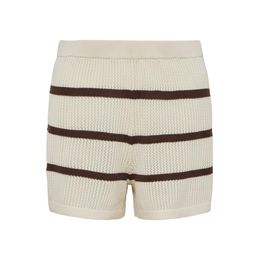 LeGer by Lena Gercke Shorts 'Camille' Damen Gr&ouml;&szlig;e 34 braun / wei&szlig;