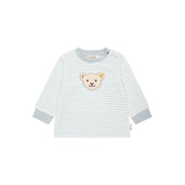 Steiff Collection Sweatshirt Gr&ouml;&szlig;e 80 beige / pastellblau / wei&szlig;