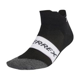 adidas terrex Athletic Socks ' Terrex Heat.Rdy Trail Running Speed Ankle Socken ' male Black, White size 40-42