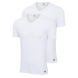 adidas Sportswear T-Shirt Herren Größe S weiß