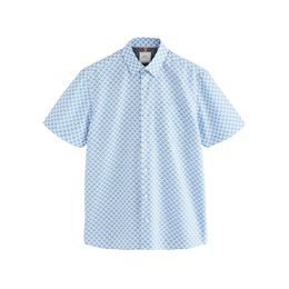 next Button Up Shirt male Blue size 5XL