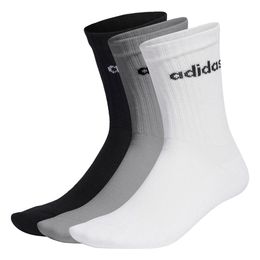 adidas Performance Sportsocken Herren Größe 37/39 grau / schwarz / weiß