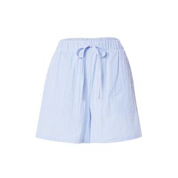 Only Shorts 'ONLAUGUSTA' Damen Größe 34 hellblau / weiß