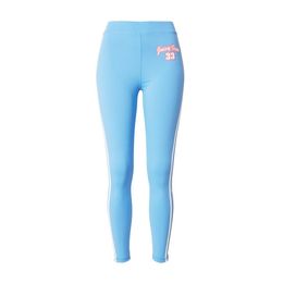 Juicy Couture Sport Sporthose Damen Größe M azur / hellpink / weiß