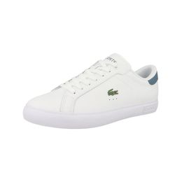 Lacoste Sneaker Herren Größe 47 taubenblau / grün / rot / weiß