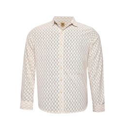 Campus Sutra Button Up Shirt 'Whitney' male Beige size XL