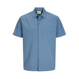 Jack & Jones Premium Button Up Shirt 'JPRCCeaston' male Blue size S