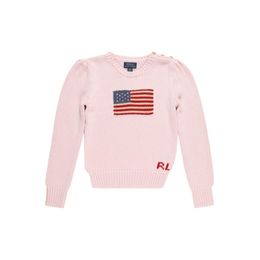 Polo Ralph Lauren Pullover M&auml;dchen Gr&ouml;&szlig;e 117/123 navy / braun / rosa / rot