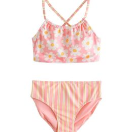 next Bikini M&auml;dchen Gr&ouml;&szlig;e 158 gelb / pink / wei&szlig;