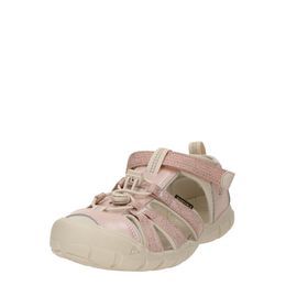 Keen Outdoorsandale 'Seacamp II' Jungen Gr&ouml;&szlig;e 32.5 hellbeige / gold / altrosa