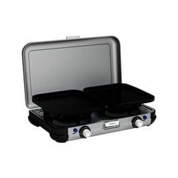 Campingaz Camping Kitchen 2 Grill & Go Caravan, 30 mbar, Gaskocher grau/schwarz, 2x 2kW, Modell 2025