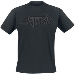 Anthrax Logo T-Shirt schwarz in 4XL ANTHA375