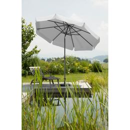 Schneider Marktschirm 'Orlando' silbergrau Ø 270 cm