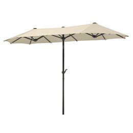 Schneider Rechteckschirm 'Salerno' naturfarben 300 x 150 cm