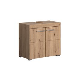 TRENDTEAM Waschbeckenunterschrank 'Amanda' braun matt 60 x 56 x 34 cm