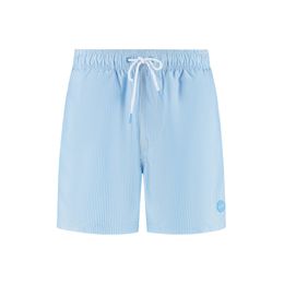 Shiwi Badeshorts 'Mike' Herren Gr&ouml;&szlig;e XL hellblau / wei&szlig;