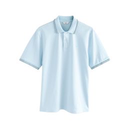 next Shirt Herren Gr&ouml;&szlig;e S hellblau / wei&szlig;