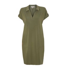 TATUUM Damenkleid Wirkware SACO Damen Gr&ouml;&szlig;e 46 khaki Winterkleid