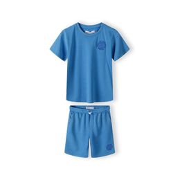 MINOTI Set Jungen Gr&ouml;&szlig;e 116/122 blau