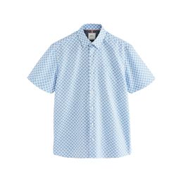 next Hemd Herren Gr&ouml;&szlig;e 5XL blau / wei&szlig;