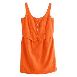 next Kleid Damen Gr&ouml;&szlig;e 44 mandarine Winterkleid