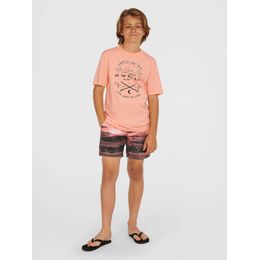 O`Neill O'neill Badeshorts 'Cali Gradient 14' Jungen Gr&ouml;&szlig;e 104 koralle / schwarz
