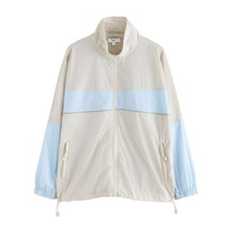 next &Uuml;bergangsjacke Damen Gr&ouml;&szlig;e S beige / blau