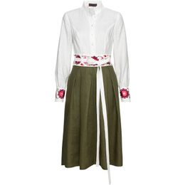 Reitmayer Leinenkleid Grün (Größe: 48)