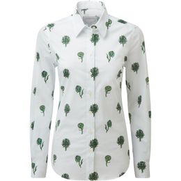 Sch&ouml;ffel Country Bluse Norfolk Artichoke Print/Wei&szlig; mit Artischockenmotiv (Gr&ouml;&szlig;e: 16)
