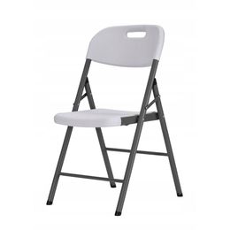 Marbueno Klappstuhl Resina Weiß 44x53x83 cm Catering, Strand und Camping 10531