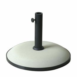 Marbueno Basis Sonnenschirm Beton 50x37 cm 25KG Weiß Garten, Pool, Terrasse 10453