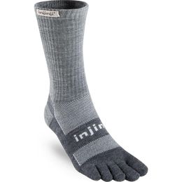 injinji Outdoor Midweight Crew N&uuml;wool Bekleidung Unisex grau