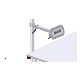 Rocholz SYSTEM 2000 Halter f&uuml;r Waagenanzeige am Einzelgelenkarm 1x325 mm aus HR-Profilrohr (209204)