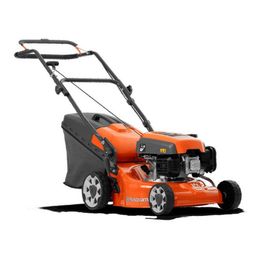 Husqvarna LC 140P Rasenmäher aus Kunststoff/Metall mit Benzinmotor/Schnittbreite 40cm/Fangkorb 50l für Mähen von Rasen, 970488101)