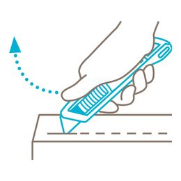 Martor Secunorm 300, mit Trapezklinge, Nr. 65232, Abgerundete Spitzen (30000110.02)