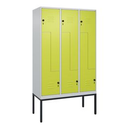 C+P Z-Spind Classic PLUS, Gestell, 6 F&auml;cher, 2120x1200x500mm, 7035/0024 Verschluss Sicherheits-Drehriegel ; C + P M&ouml;belsysteme (0800337-326|S10010)