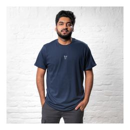 STIER T-Shirt embro essential organic cotton S navy (906975)