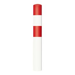 Moravia Rammschutz-Poller L Stahl rot/weiss 159 x 1600 mm 1200 mm Überflur (199.88.026)