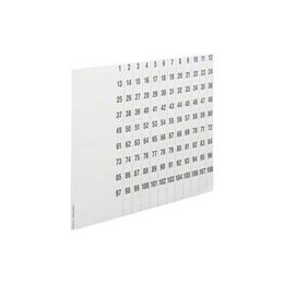 Hager Beschriftungsb&ouml;gen,uniZ Nummerier.1-108 ZZ90C (VE10))