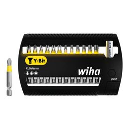 wiha Bit Set XLSelector Y-Bit 13-tlg. I 50 mm PH, Pozidriv, TORX 1/4" E6,3 I magnetischer Bithalter I Impact- & Schlagschrauber geeignet (41834))