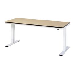 Rau Werktisch adlatus 300 elektrisch höhenverstellbar Arbeitsplatte MDF 2000 mm x 800 mm (08-WT-200-080-F)