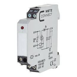 Metz Connect Koppelbaustein 1W KRA-M6/21 230AC (11061505)