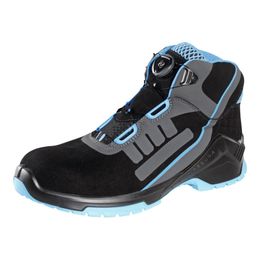 STEITZ SECURA Schnürstiefel schwarz/blau VD PRO 1800 ESD, S2 NB BOA, EU-Schuhgröße: 39 (HALBS. VD PRO 1800 NB BOA GR39)