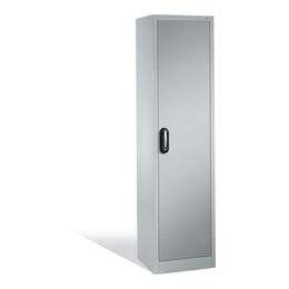 C+P Aktenschrank Acurado mit Dreht&uuml;r, 5 Ordnerh&ouml;hen, H1950xB500xT400mm Front Lichtgrau Korpus Lichtgrau ; C + P M&ouml;belsysteme (9234-000|S10185)
