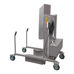 Bauer S&uuml;dlohn M&uuml;lltonnen-Kippstation MKS-230V, lackiert, Mausgrau (4476-10-0000-7005)